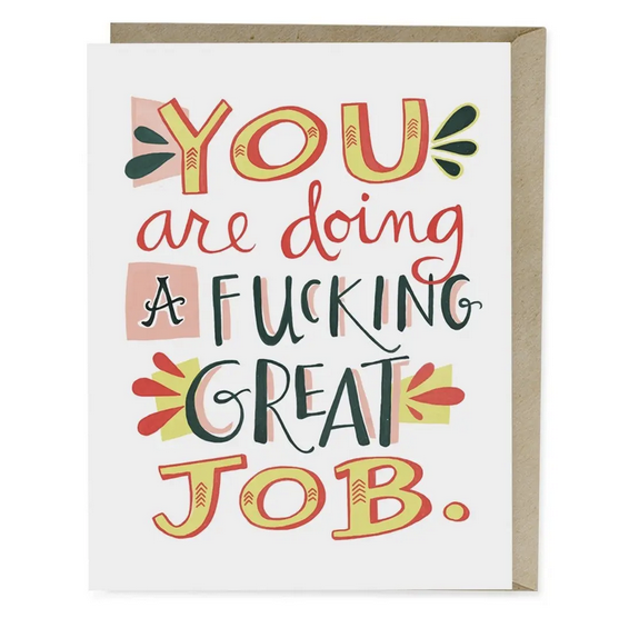 Em & Friends - Great Job Card | Zip-Dang ~ Purveyors of the un ...